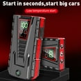Portable 12V 99800mAh Car Jump Starter with LCD Display Power Bank Charger LED Flashlight ...