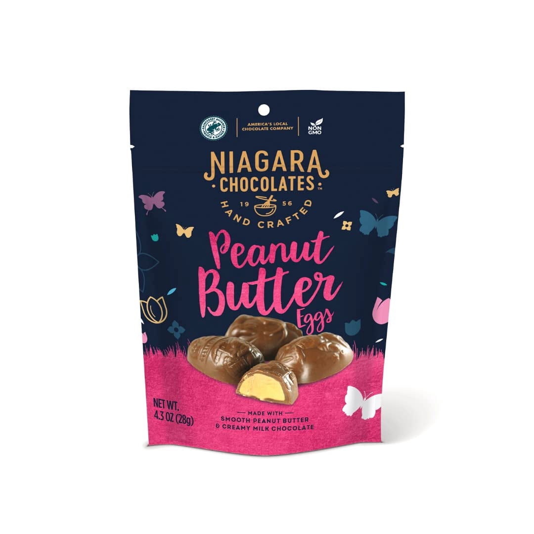 Niagara Chocolates Easter Peanut Butter Eggs 4.3 oz. Bag - Walmart.com