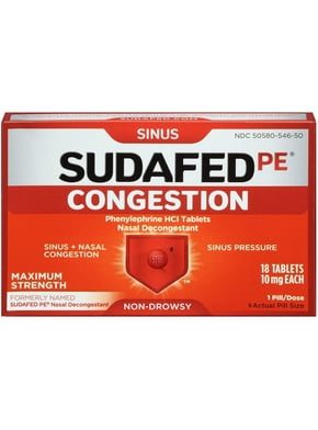 SUDAFED Over-the-Counter Medicines in Medicine Cabinet - Walmart.com