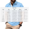 BangWanChi Men's Button-Up Turndown Collar T-Shirts Big and Tall Color ...