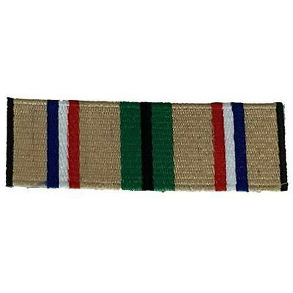 DESERT STORM CAMPAIGN RIBBON PATCH ODS SHIELD GULF WAR VETERAN IRAQ ...