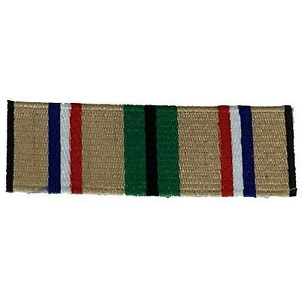 DESERT STORM CAMPAIGN RIBBON PATCH ODS SHIELD GULF WAR VETERAN IRAQ ...