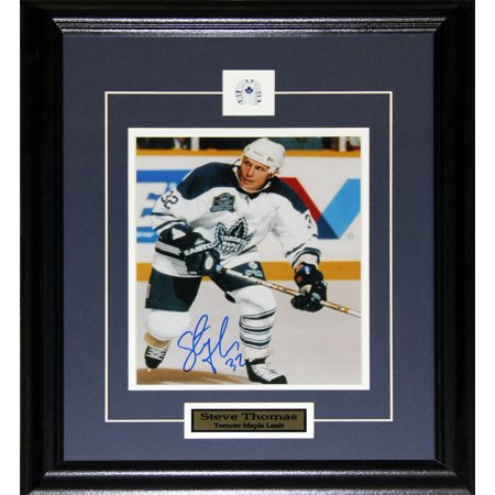 Steve Thomas Toronto Maple Leafs Signed 8x10 Hockey Collector Frame ...