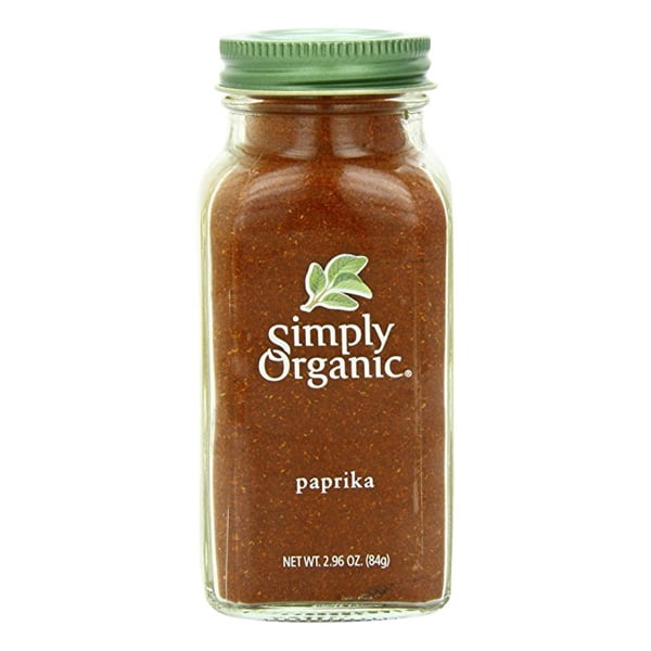 Simply Organic Paprika 2.96 oz Glass Bottles - Pack of 6 - Walmart.com