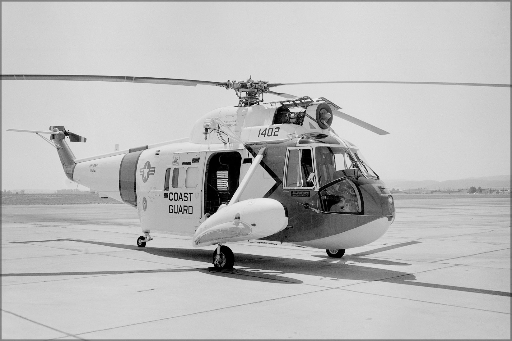 24"x36" Gallery Poster, U.S. Coast Guard Sikorsky HH-52A Seaguard ...