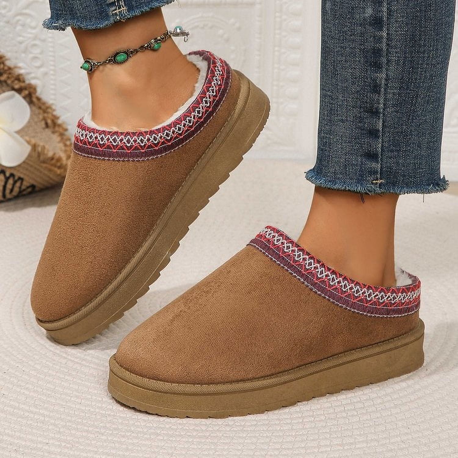 Click here for Zhaoyang 2024 Men Women Tasman Slippers Flats Home... prices