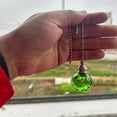 2 Pack Artificial Crystal Sun Catcher - Retro Lighting Ball Pendant for ...