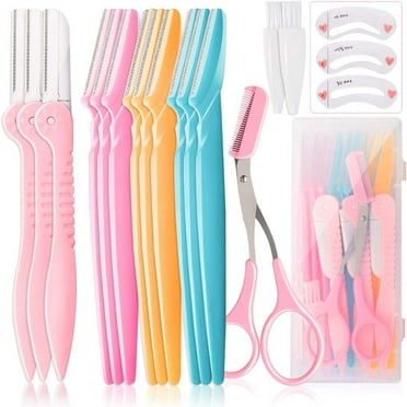 Dorco Tinkle Eyebrow Razor Shaper, 3-Pack, Assorted Colors - Walmart.com