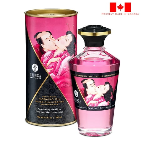ComeNPlay Shunga Warming ComeNPlay Massage Oil 100 ml Raspberry Warming ...
