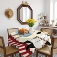 Fun Chef Cutlery Gourmet Table Cloth 54x54in, Waterproof Square ...