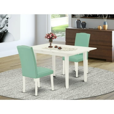 HomeStock Lakeside Living 3Pc Round 42 Inch Kitchen Table With Two 9 ...