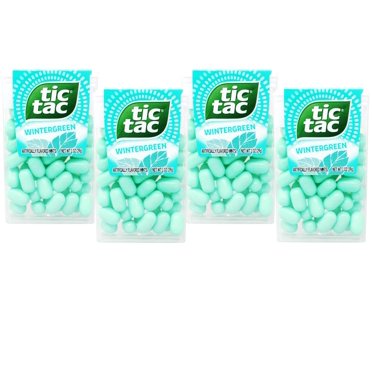Tic Tac Mints, Wintergreen Singles, 1 oz (Pack of 6) - Walmart.com