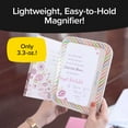 Eye Candy LED Large Travel 2 Pack Full-Page Book Magnifier, Magnifies ...