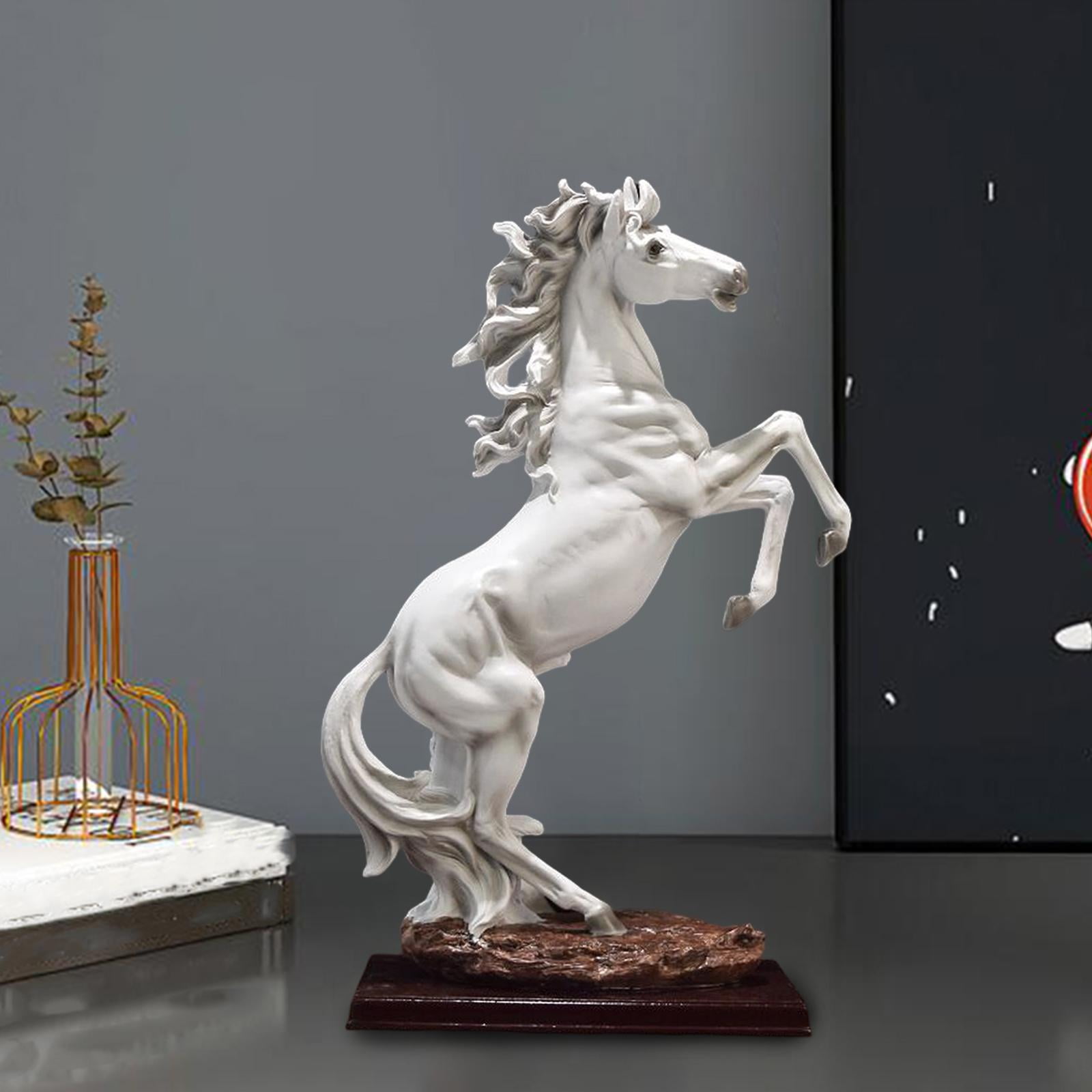 Standing Horse Statue Ornament Modern Large Resin Horse Statue for ...
