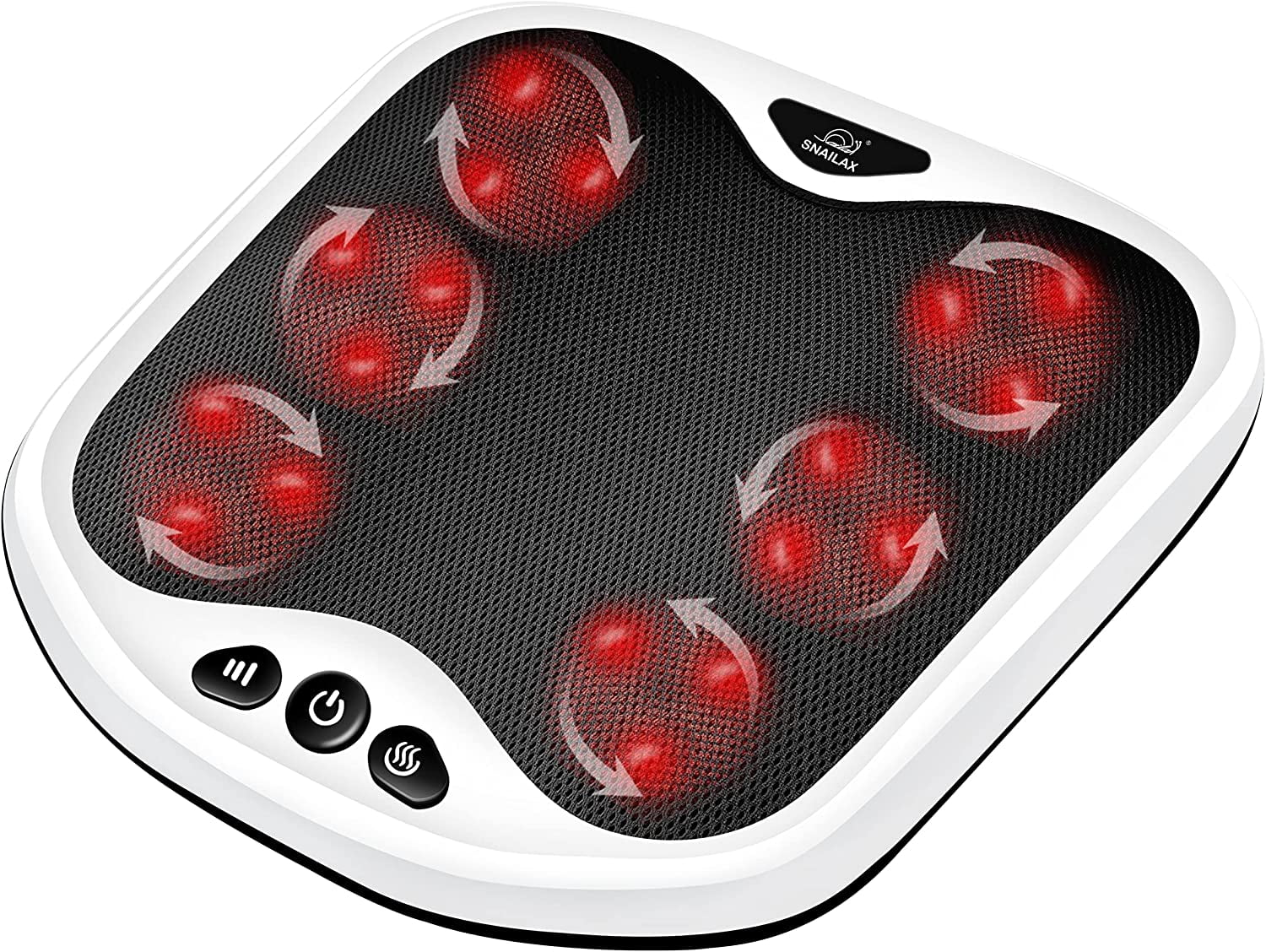 Snailax Foot Massager with Heat, Kneading Shiatsu Heated Electric Feet ...