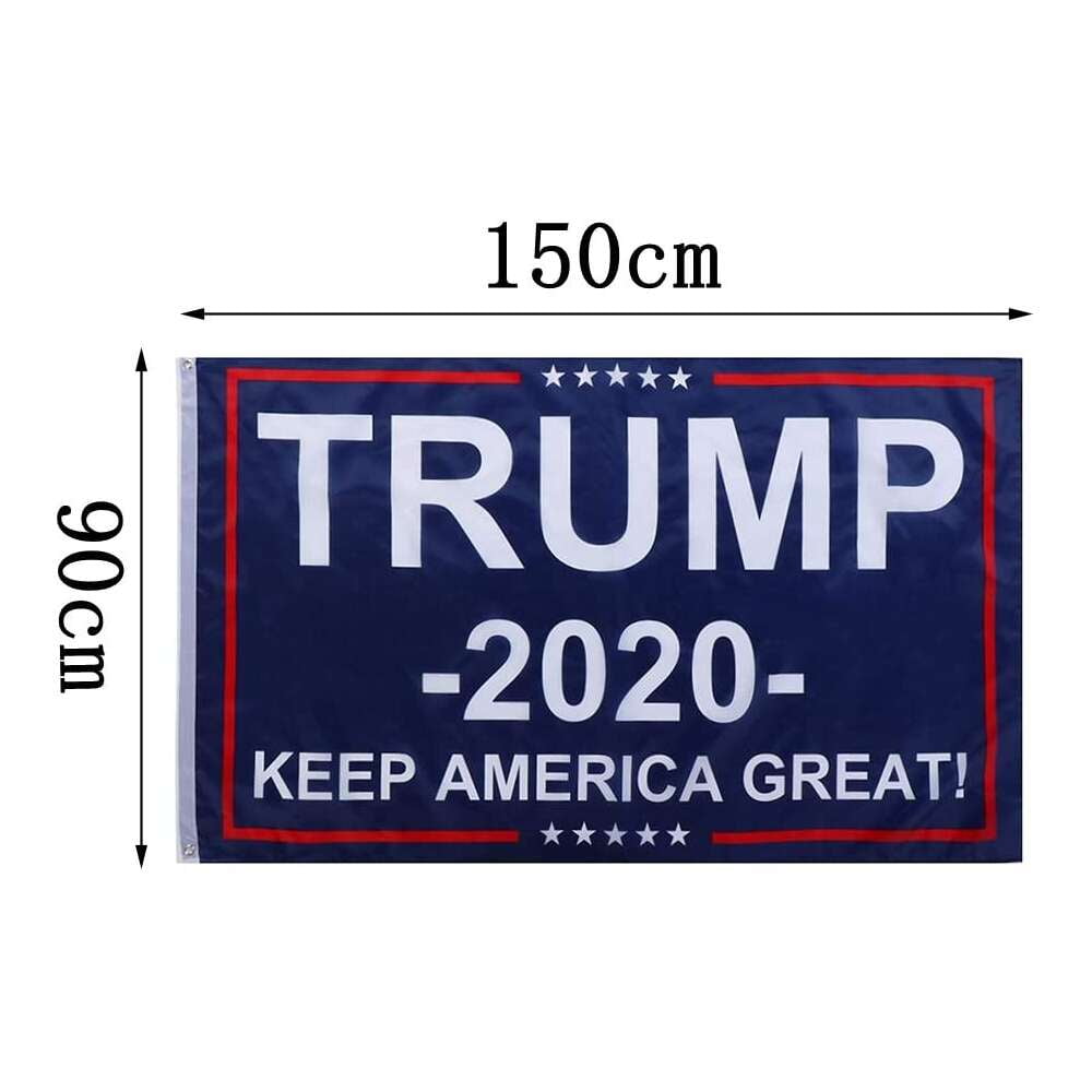 Crday 90X150CM Colorful Keep America Great Hanging Outdoor Donald Trump ...
