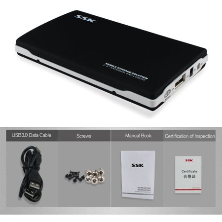 SSK SHE030 2.5 Inch External HDD Case Ultra High Speed 480Mbps USB2.0 ...