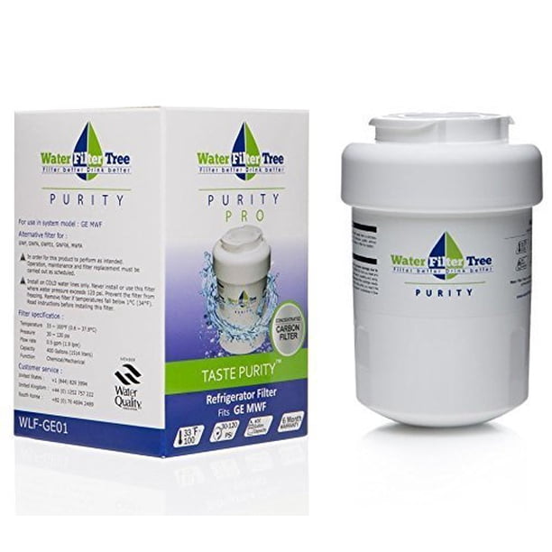 Waterfiltertree WLF-GE01 - Compatible Fridge Filter for GE MWF ...
