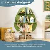 Guidecraft Tree Bookshelf for Kids: Montessori Wooden bookshelves and ...