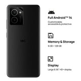 Nokia HMD Vibe 6.56" HD 128GB 4G LTE GSM Smartphone, Unlocked, Charcoal ...