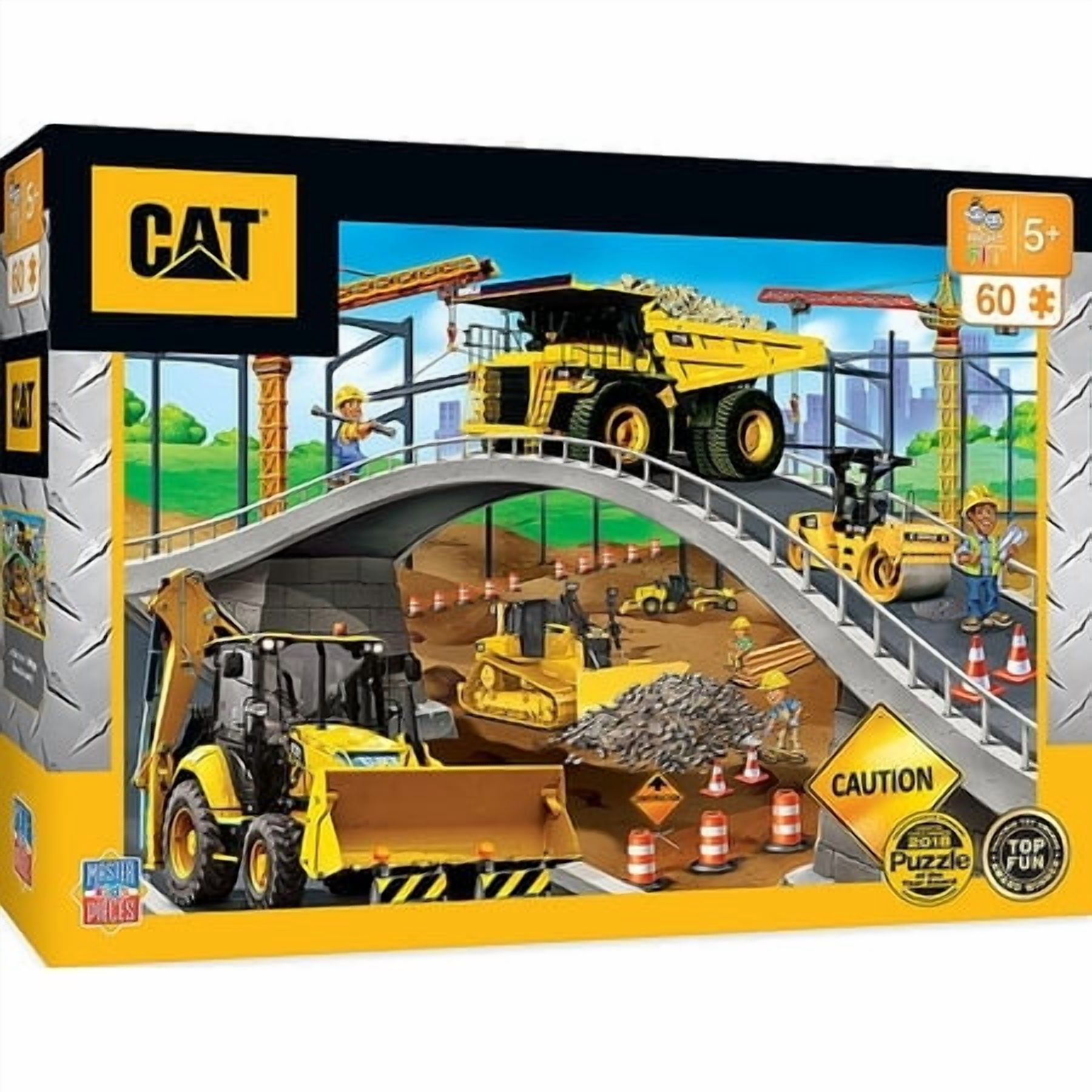 Click here for Toynk Toys Caterpillar Under The Bridge 60 Piece J... prices