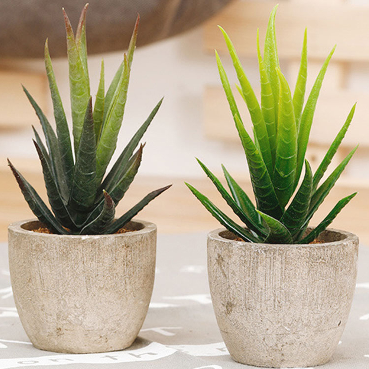 Walbest Artificial Succulent Plant Grass Paper Pulp Pot Bonsai for ...