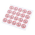 20pcs Do Not Touch Decals: Safety Warning Sign Stickers – No Touch ...