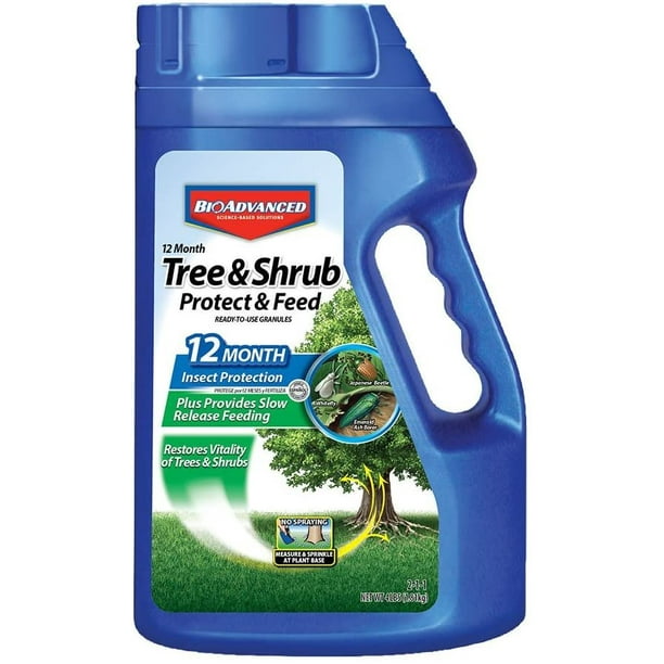 BioAdvanced 701900B 12-Month Tree and Shrub Protect and Feed Insect ...