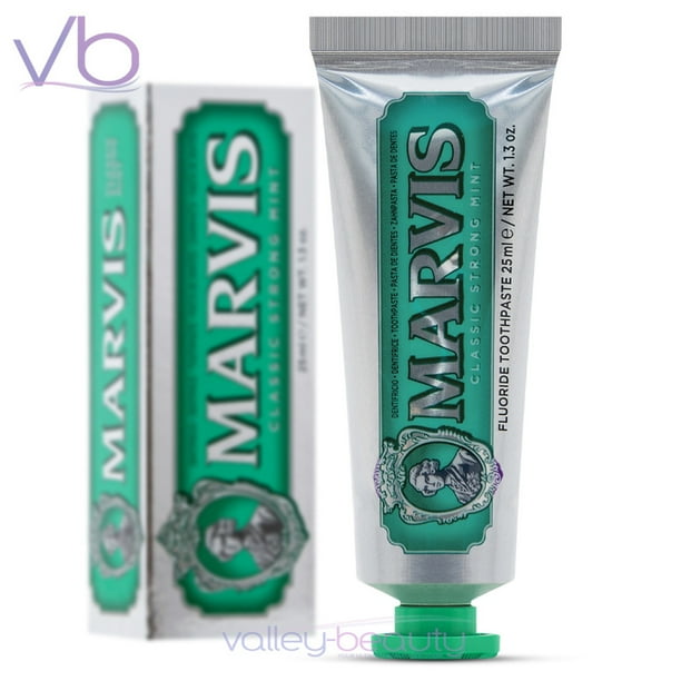 Marvis Classic Strong Mint | Rich and Creamy Toothpaste with 'Piperita ...