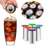 Kripyery 6Pcs Soda Can Lid Good Sealing Leakproof Flexible Reusable ...