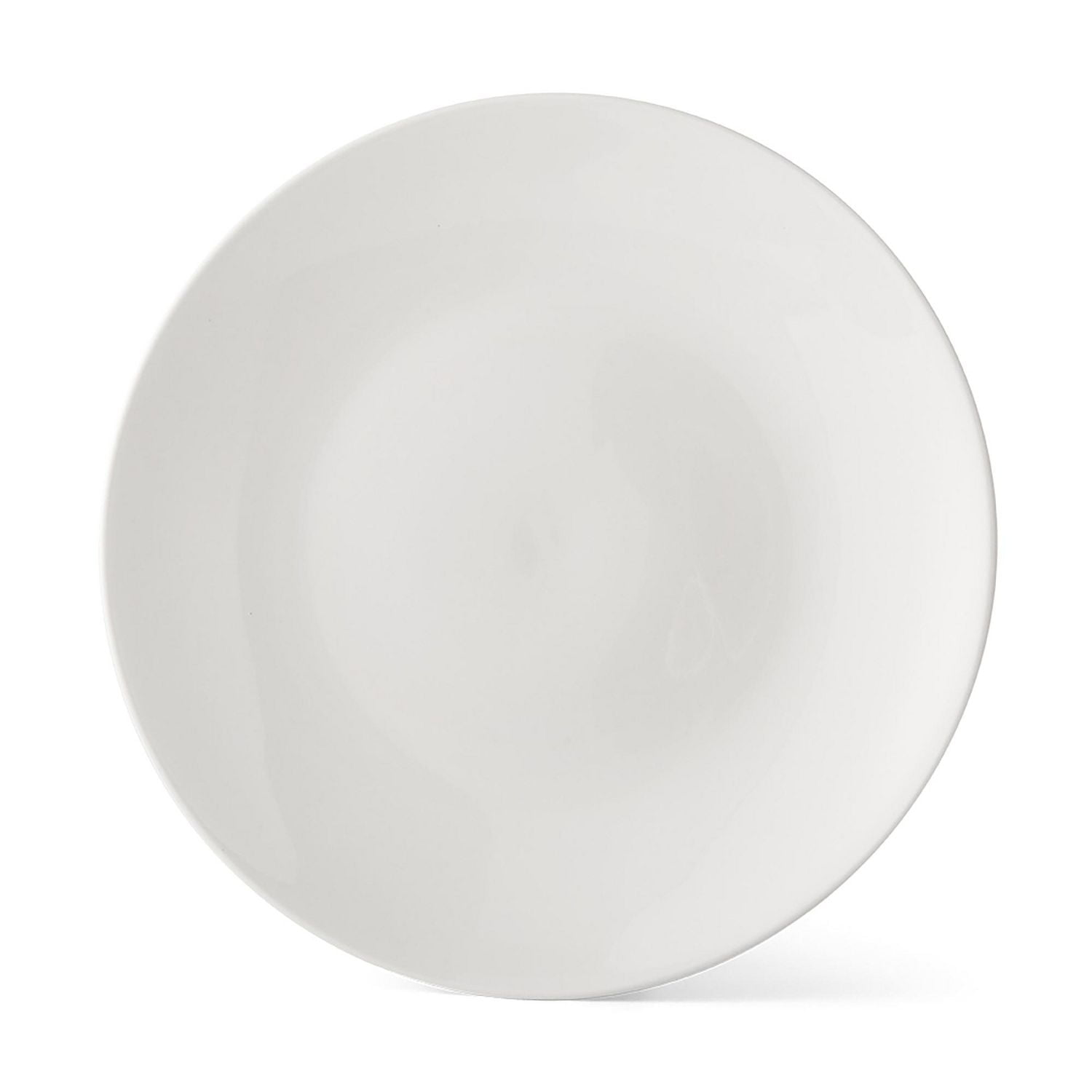 Mainstays Glazed White Round Stoneware Salad Plate, 7.5”, White body ...