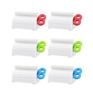 Set of 4 EZ Plastic Tube Squeezers, Toothpaste Dispenser, Bathroom ...