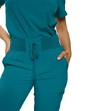 Monarch Uniforms Stretchy Scrubs Women's Jogger Scrub Set In Regular ...