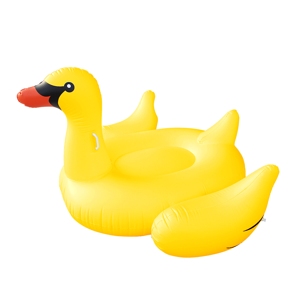 EastVita Inflatable Swan Pool Float for Outdoor Swimming Pool Part Raft ...
