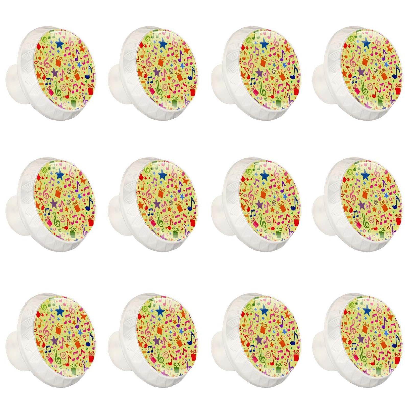 12 Pcs Music Note Knobs for Kitchen Cabinet Cupboard Dresser Bookcase ...