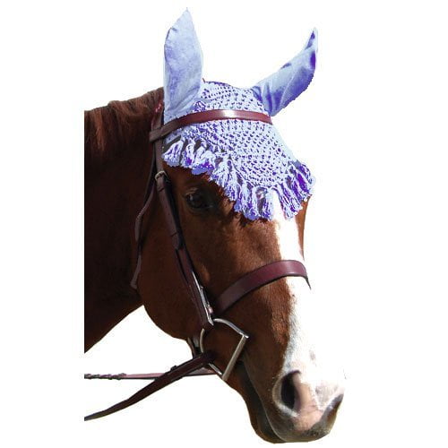 Intrepid International Fancy Ear Nets for Horses (Light Blue) - Walmart.com