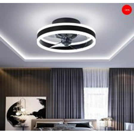 Bladeless Ceiling Fan Modern LED Aluminum PVC Design Ceiling Fans LED Ceiling Light | Walmart Canada