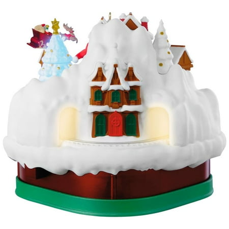 Hallmark Ornament 2018 Santa's Magic Train Ornament -Light Sound ...