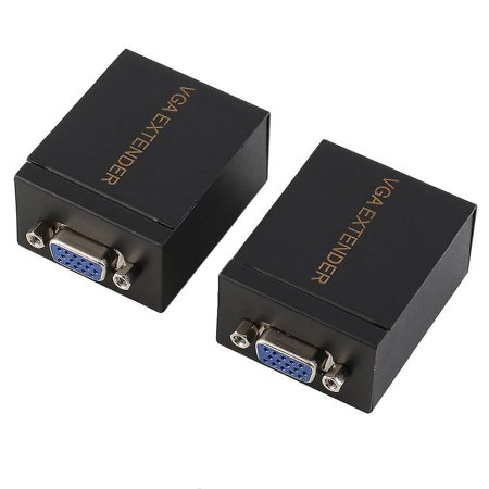 Vga Network Signal Amplifier Over Cat5e/6 Extension Sender+receiver 60m ...