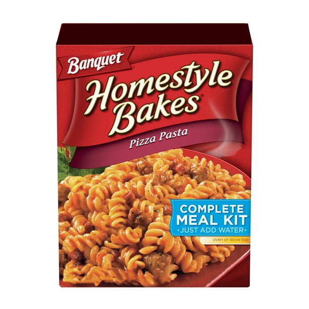 Banquet Homestyle Bakes Pizza Pasta, Meal Kit, 27.5 oz - Walmart.com