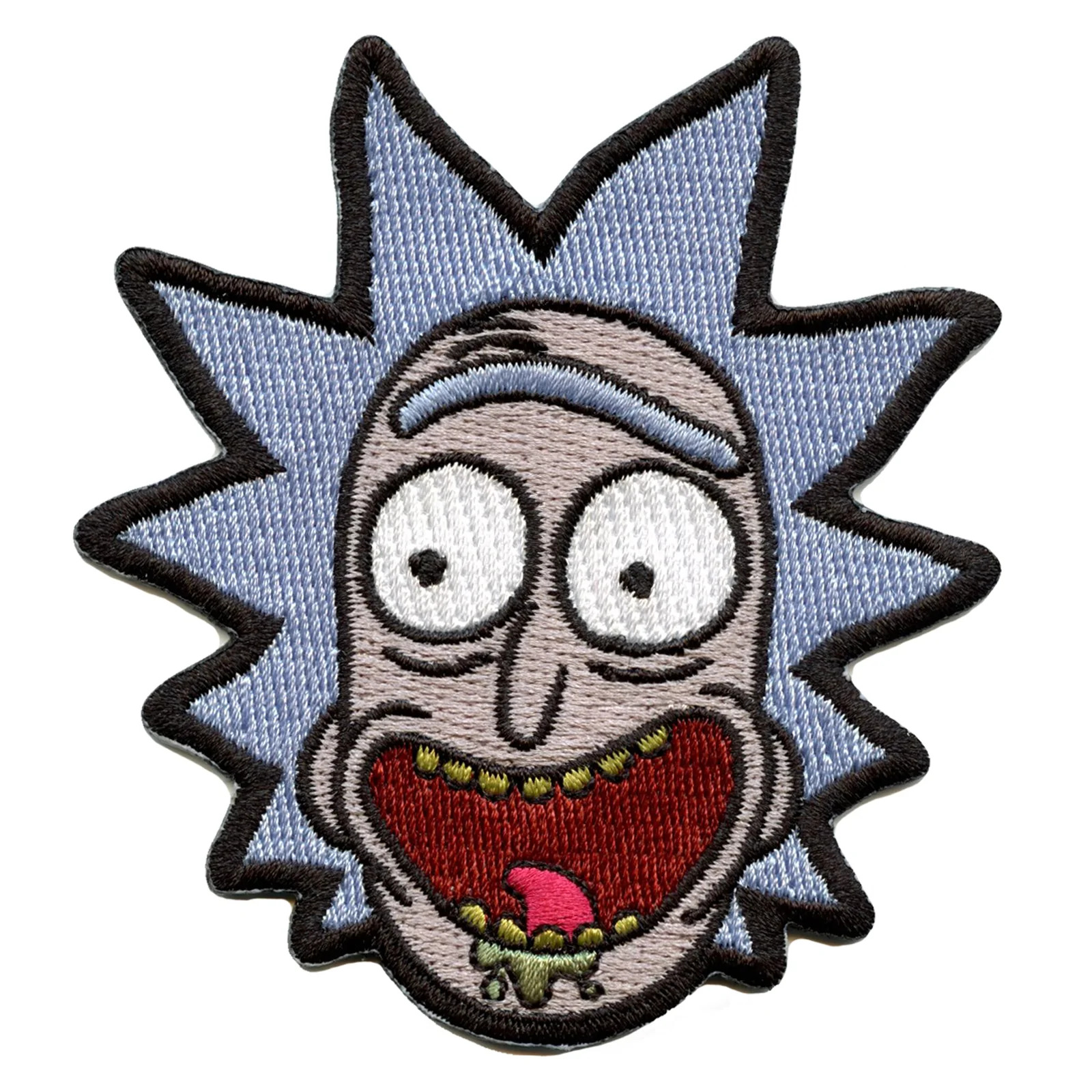 Rick and Morty Drooling Rick Patch Cartoon Network Animation ...