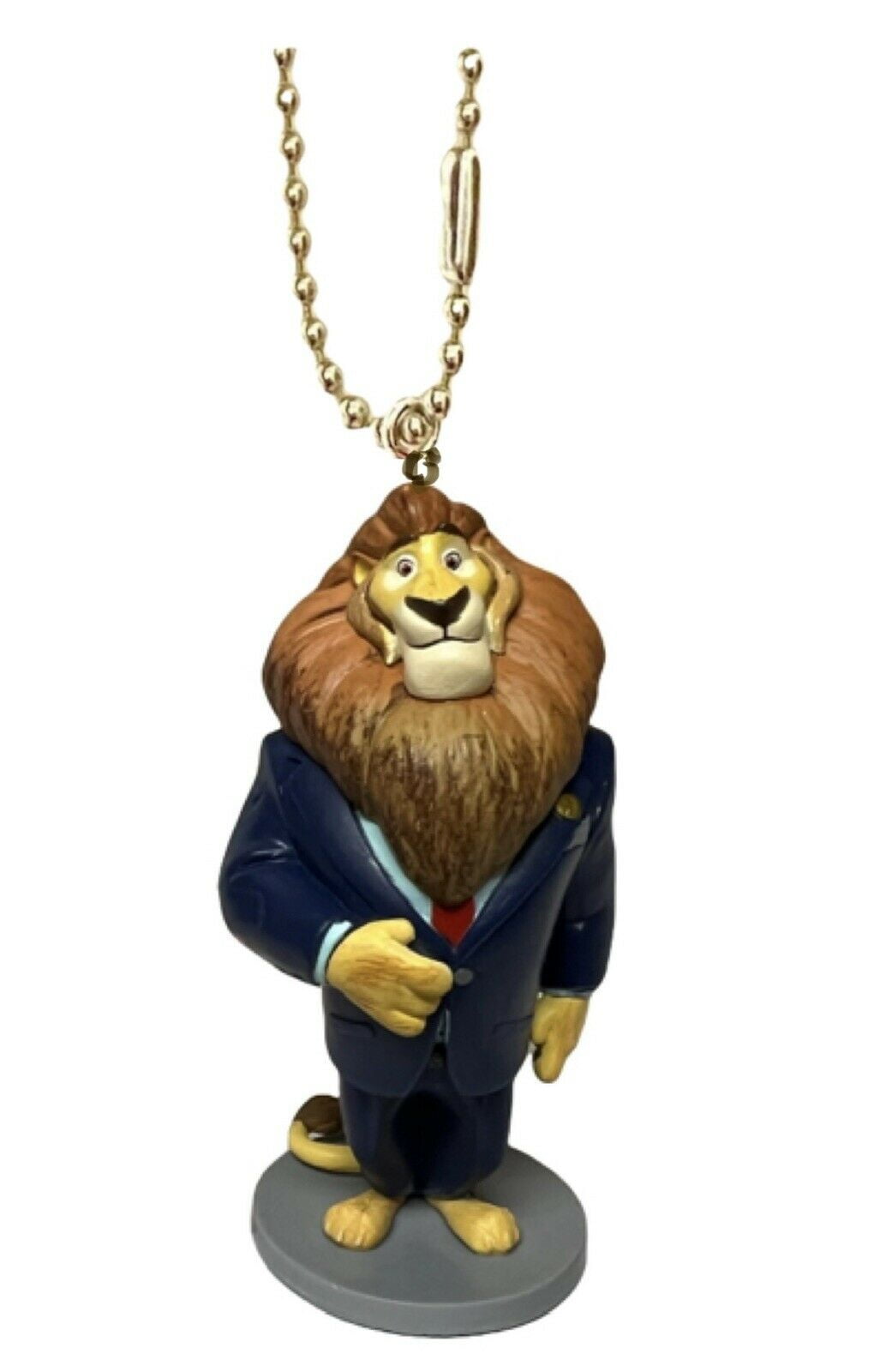 Zootopia Mayor Lionheart PVC Keychain Dangler Ornament Figure Lion ...