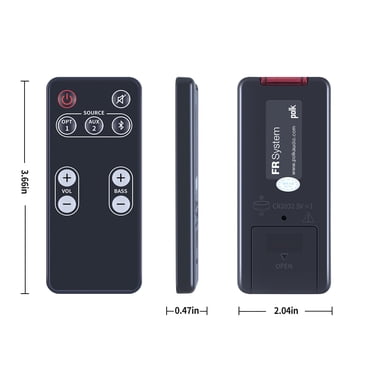 New Replacement Remote Control fit For Polk Audio Sound Bar Signa S1 ...