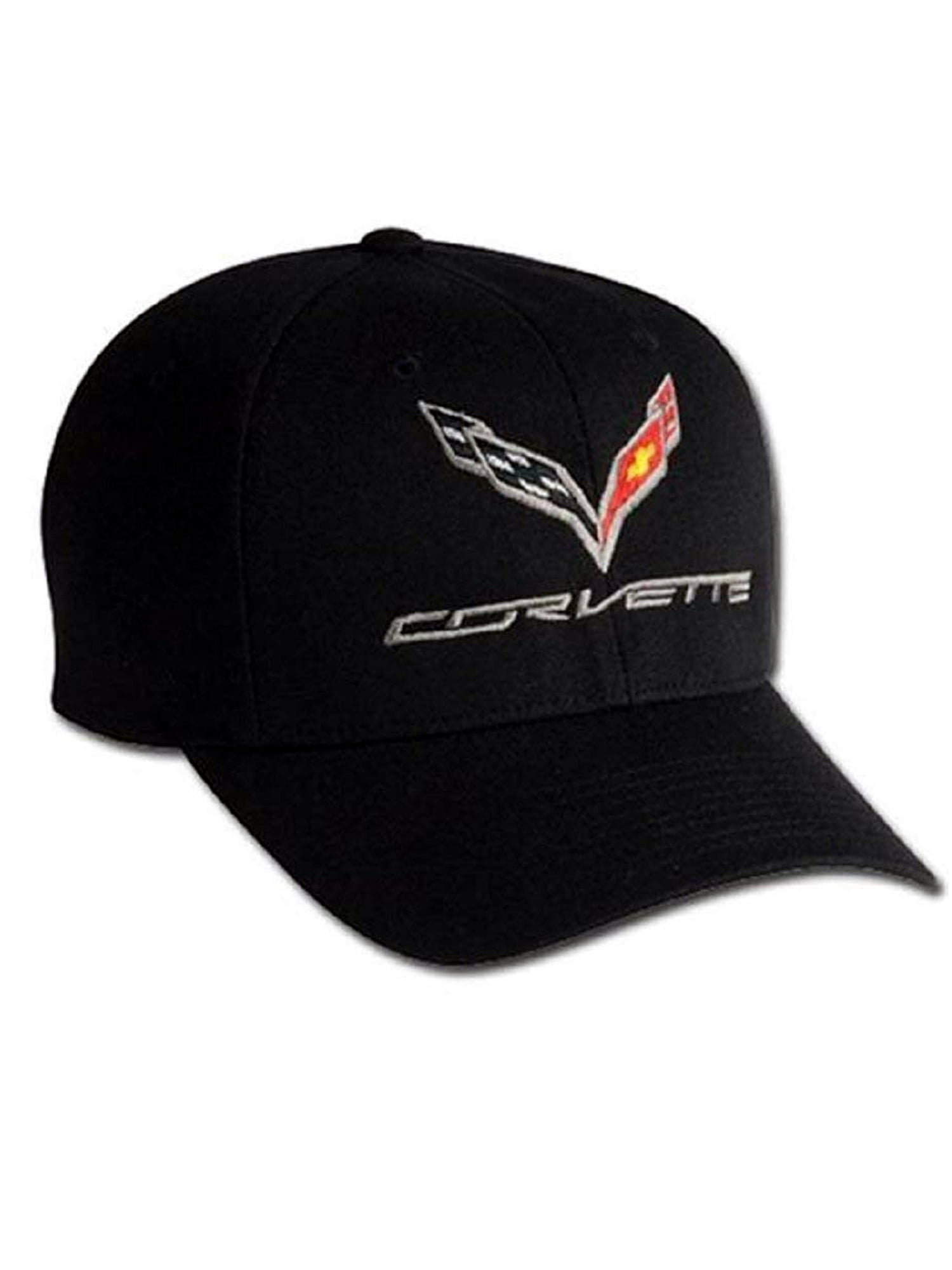 Chevy Corvette C7 Stingray Adjustable Hat - Black - Walmart.com