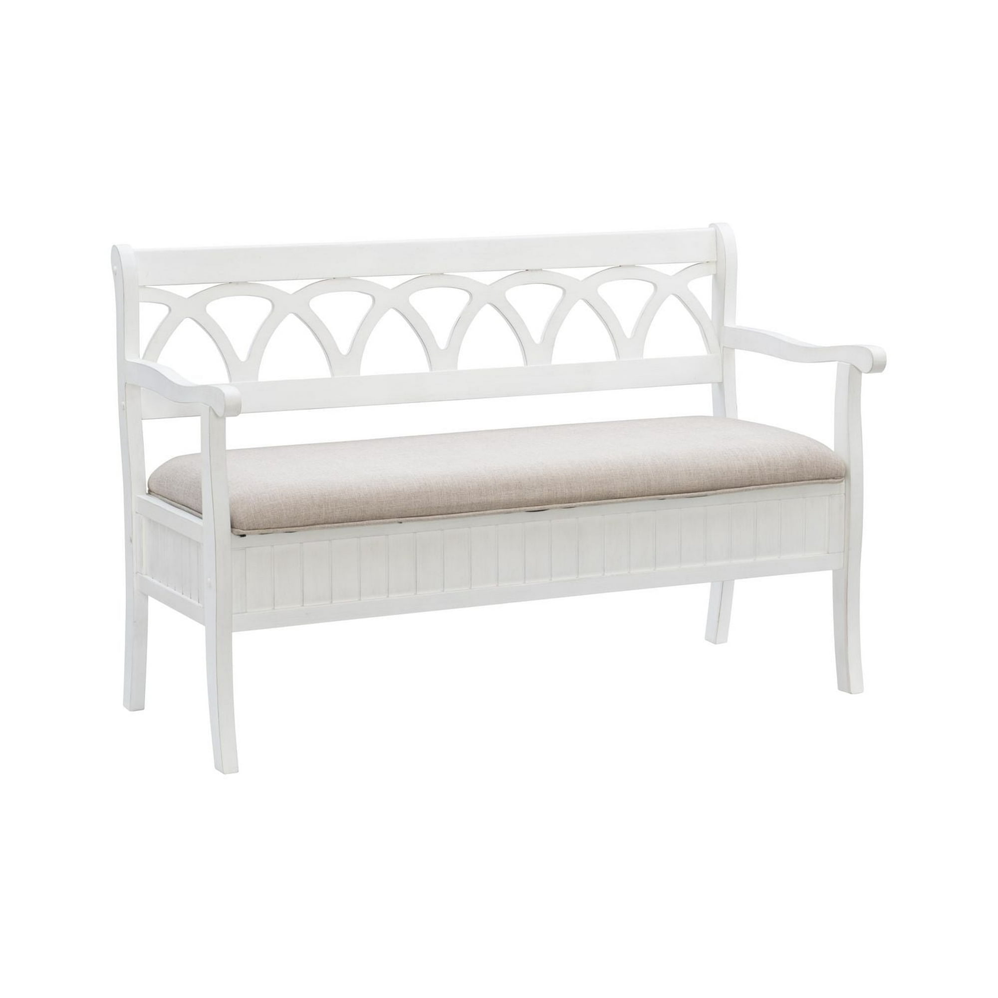 Click here for Linon Harland Storage Bench  White prices