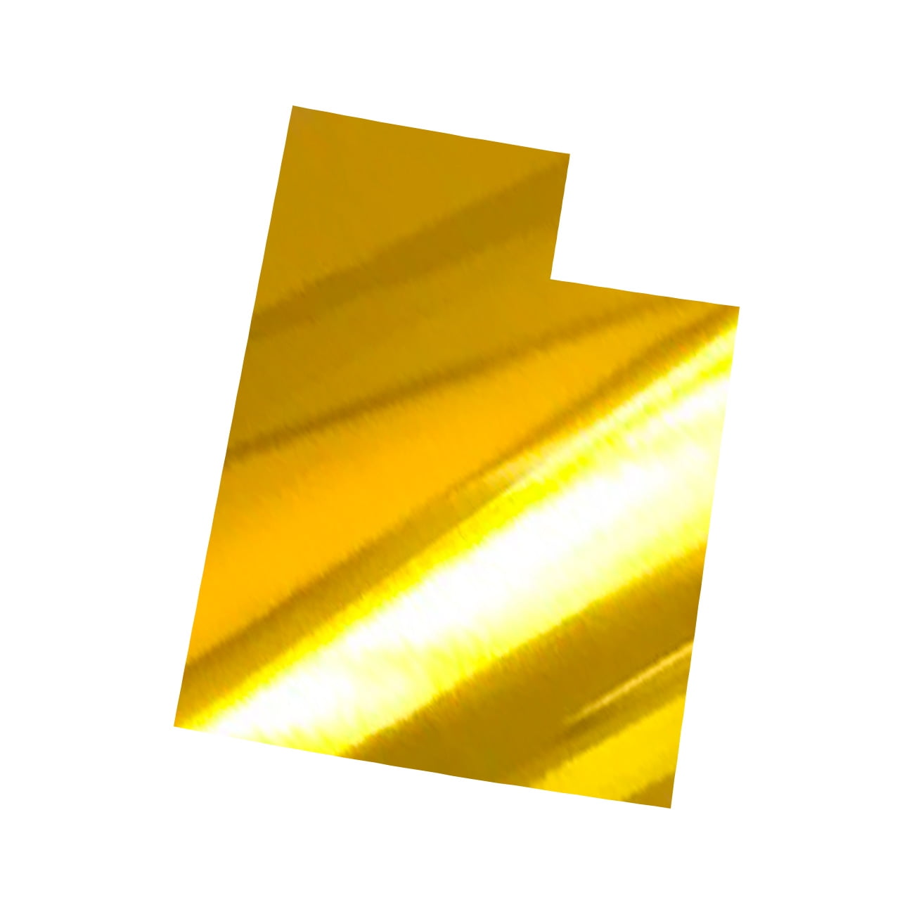 Utah Shaped Sticker Decal Die Cut - Self Adhesive Vinyl - Weatherproof ...