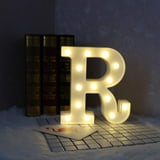 Magik Light up Letter LED Alphabet Number Symbol Plastic Battery ...