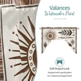 Bohemian Kitchen Swag Valances for Windows, Mountain Peak Southwest ...