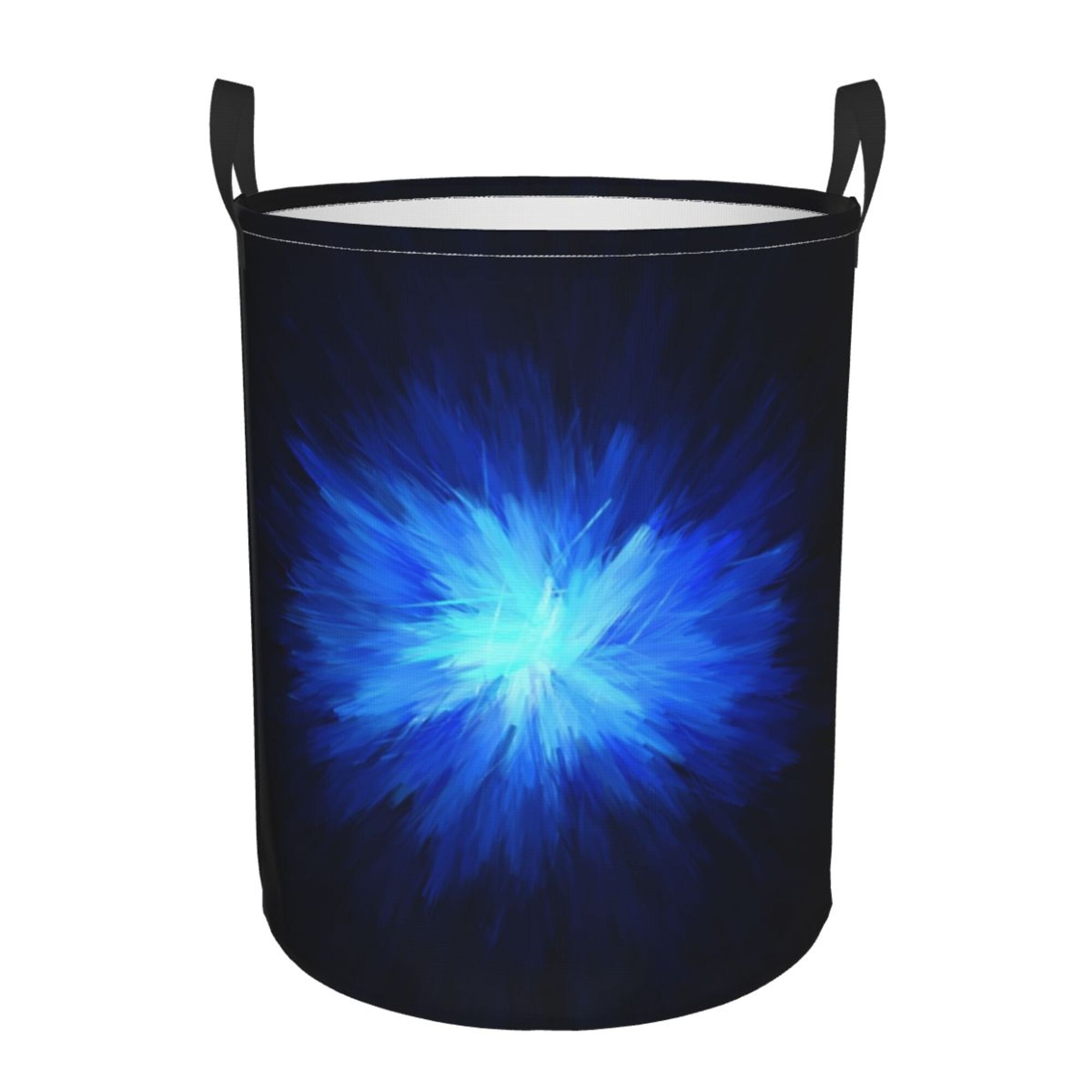 LNWH Laundry Basket, Blue Bang Pattern Foldable Laundry Hamper With ...