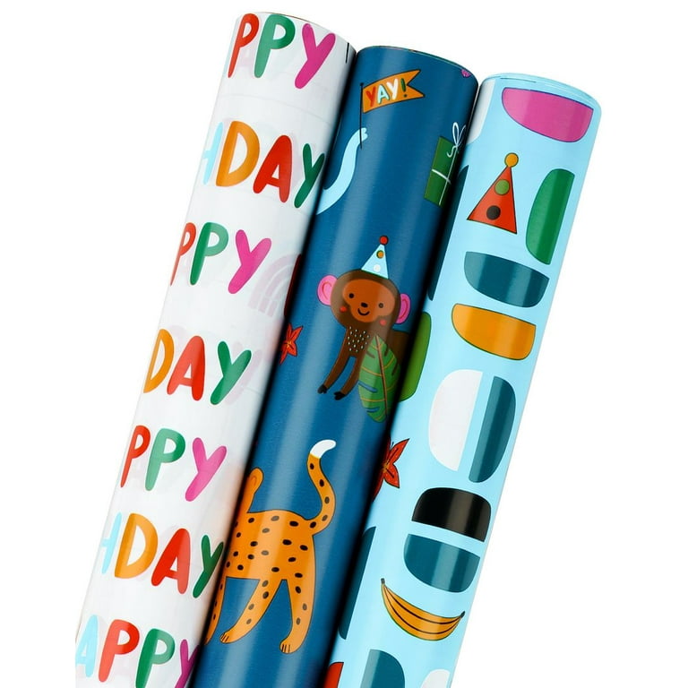 Birthday Wrapping Paper Rolls
